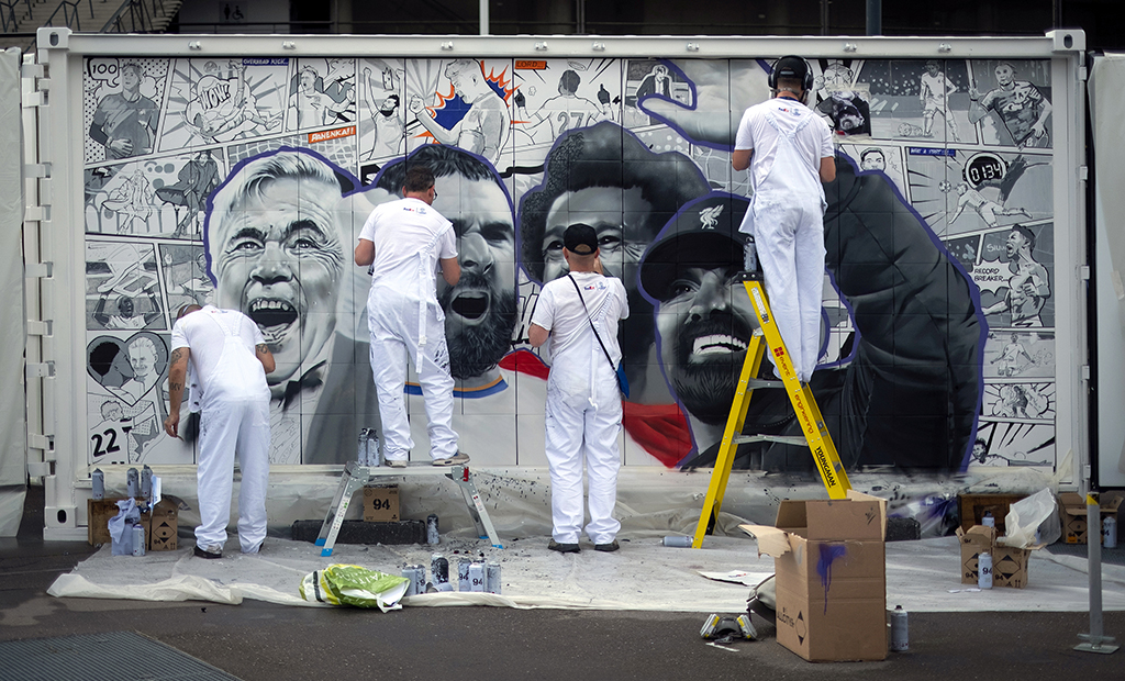 FedEx Unveils Giant UEFA Champions League Mural Ahead of Final in Paris ...